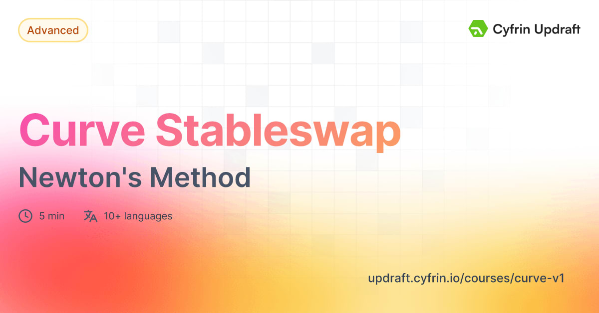 Video: Math - Newton's Method - Curve Stableswap