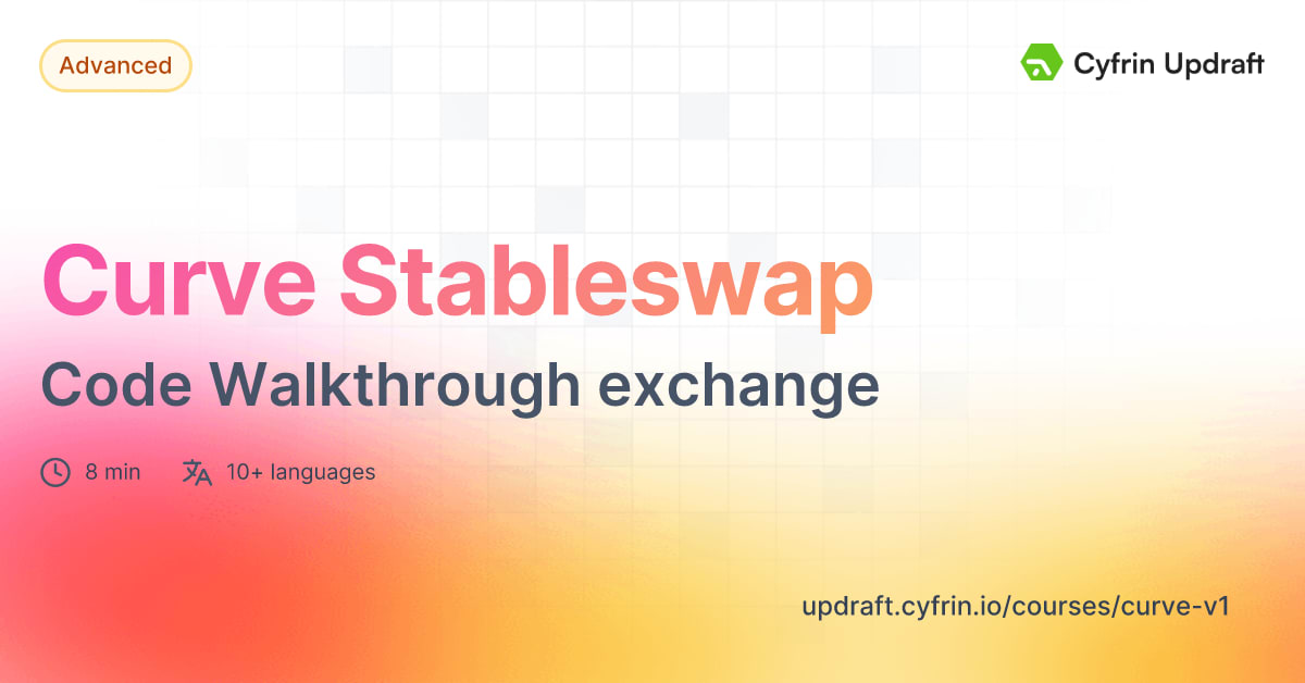 Curve Stableswap - Code Walkthrough exchange