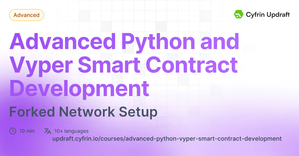Video: Moccasin Portfolio Rebalance - Forked Network Setup - Advanced Python and Vyper Smart ...