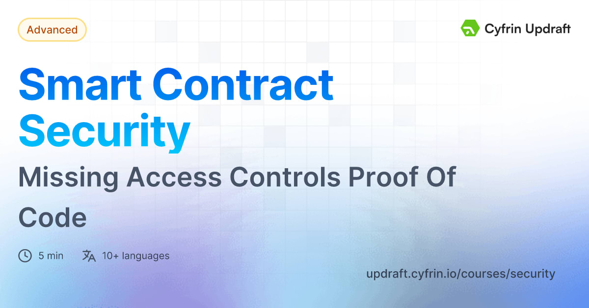 Video: Your First Audit | PasswordStore - Missing Access Controls Proof ...