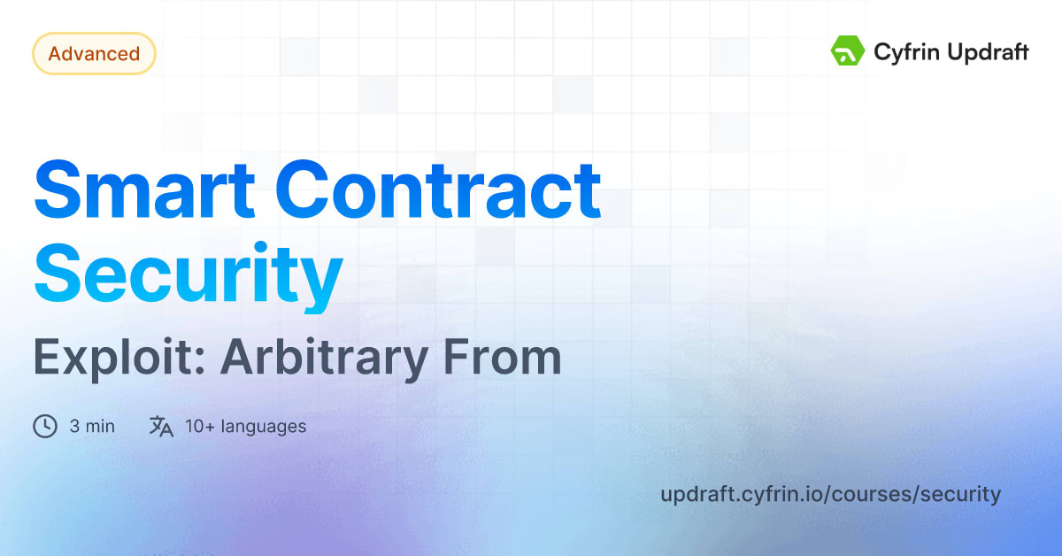 Video: Boss Bridge - Exploit: Arbitrary From - Smart Contract Security