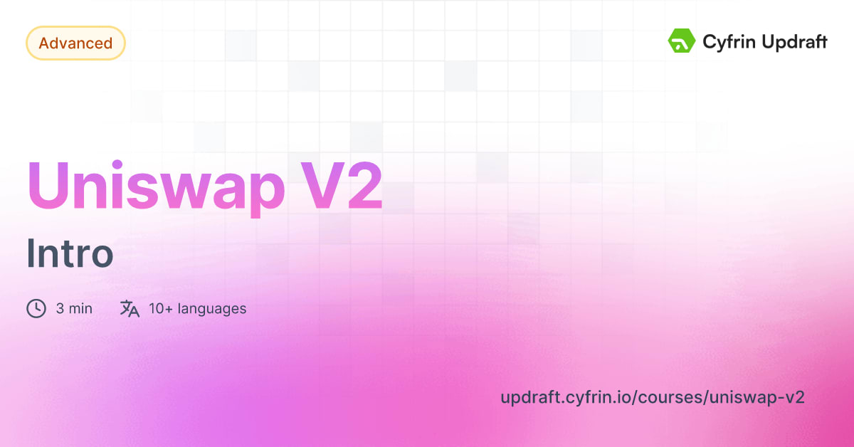 Video: Overview - Intro - Uniswap V2