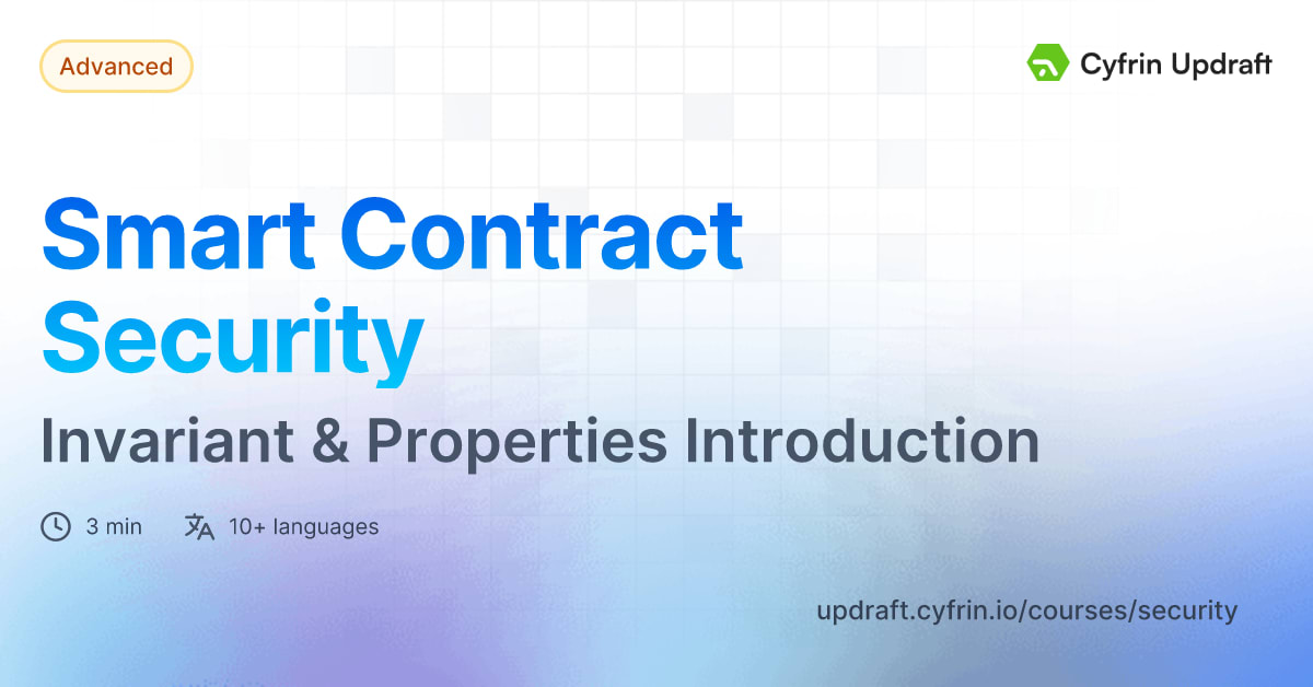 Video: TSwap - Invariant & Properties Introduction - Smart Contract ...