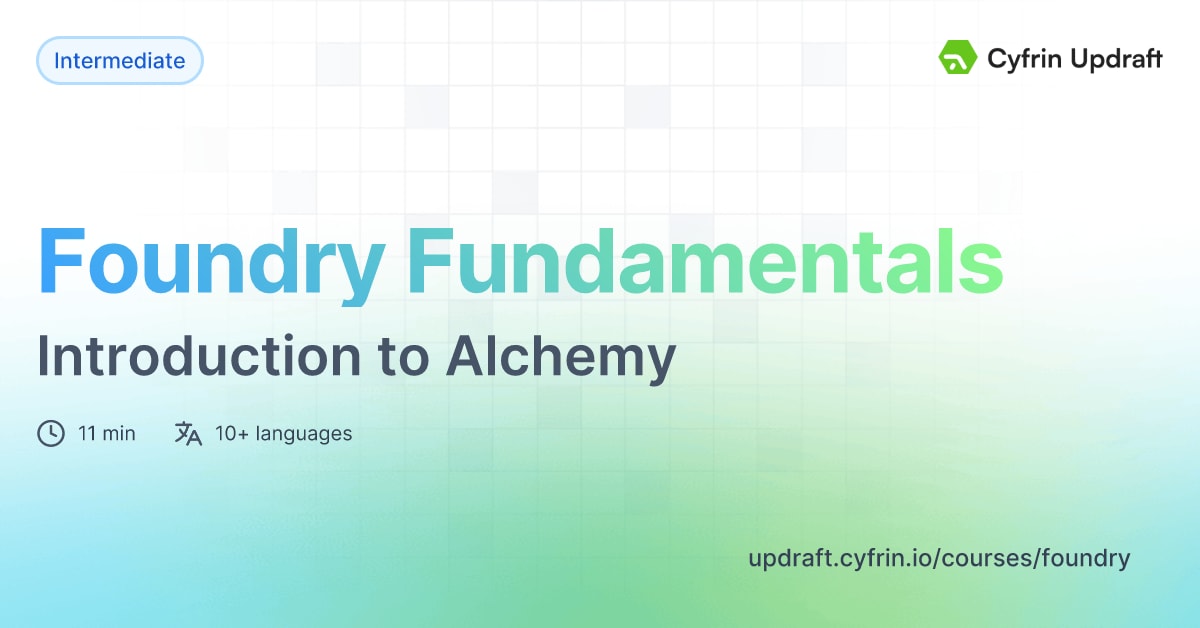 Video: Foundry Simple Storage - Introduction to Alchemy - Foundry Fundamentals