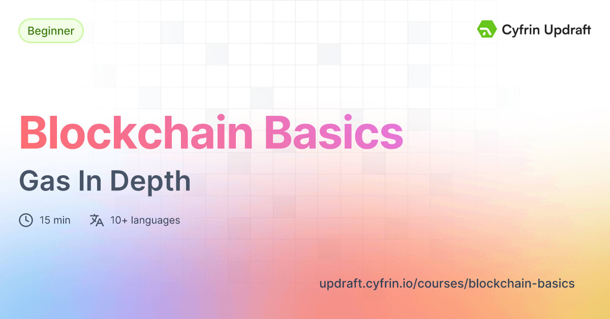Video: Blockchain Architecture - Gas In Depth - Blockchain Basics