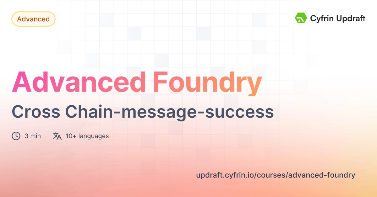 Video: Cross Chain Rebase Token - Cross Chain-message-success ...