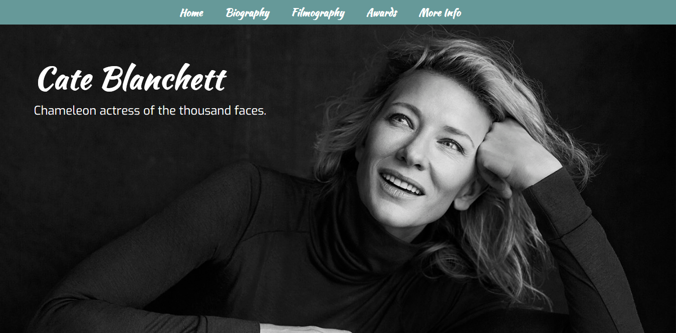 GitHub - GuaciG/tribute-page: Tribute-Page made for FCC about Cate ...