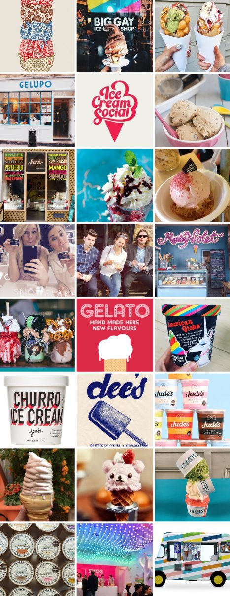 Ice Cream Inspiration | Eat With Your Eyes™ | Food branding. Big thinking
