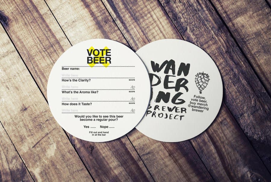 Beer Branding | Wandering Brewer Project | Eat With Your Eyes™