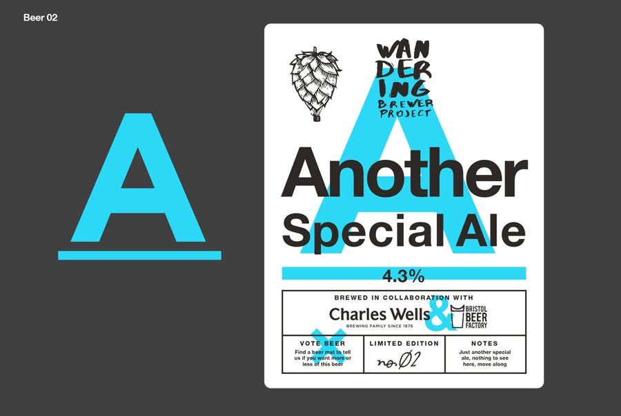 Beer Branding | Wandering Brewer Project | Eat With Your Eyes™