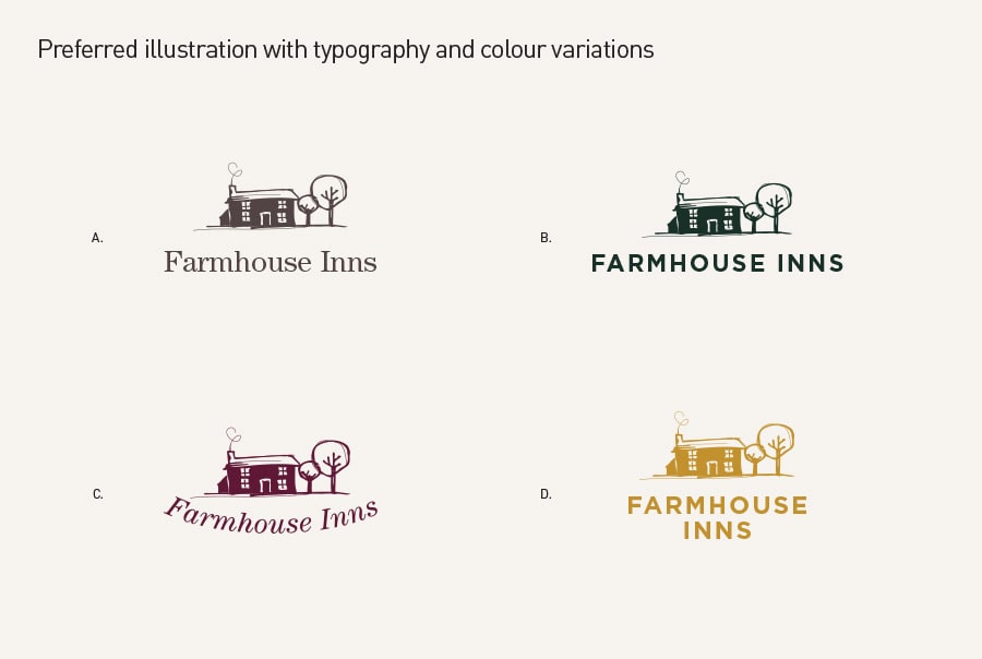 Brand Creation | Farmhouse Inns | Eat With Your Eyes™