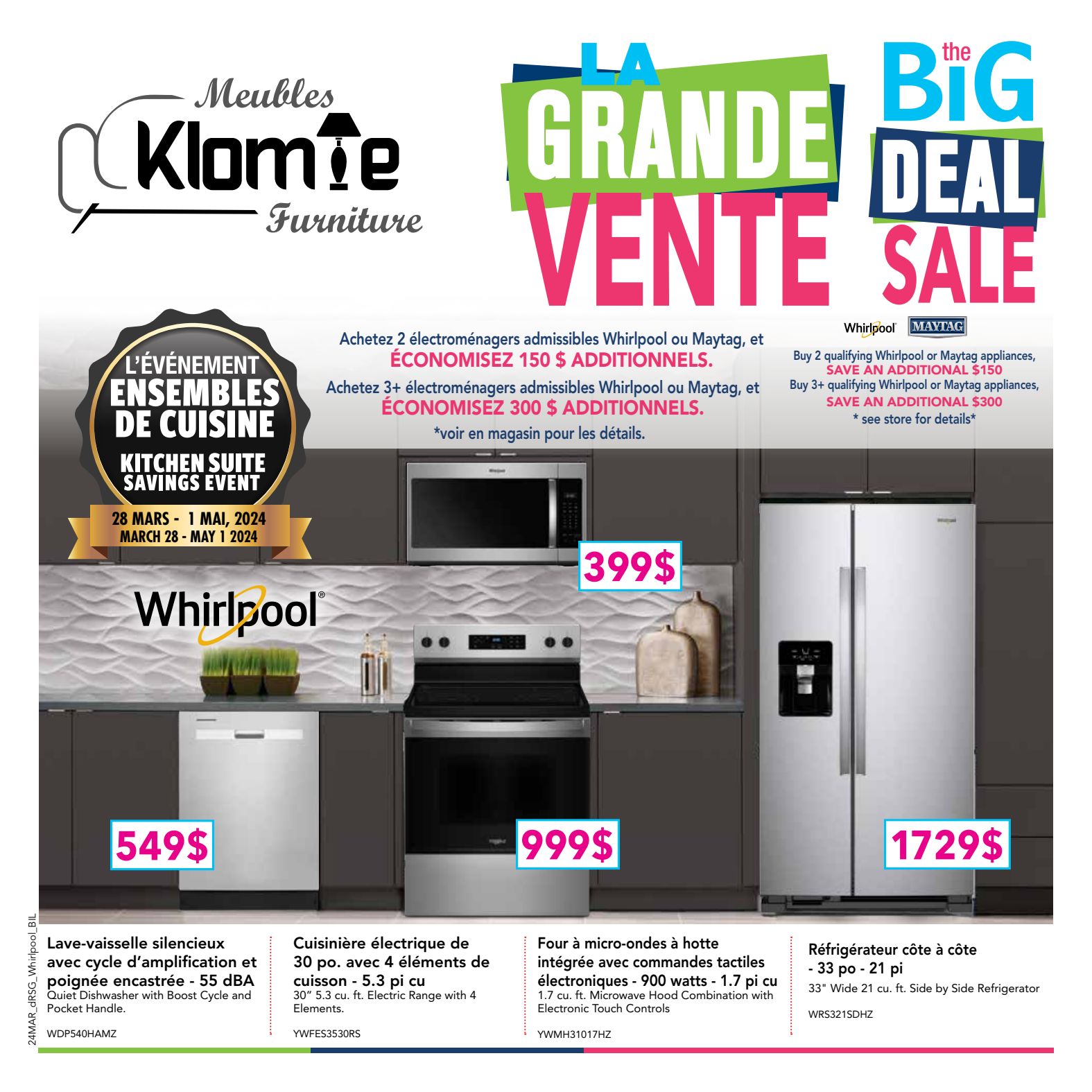 Flyers | Meubles Klomie Furniture