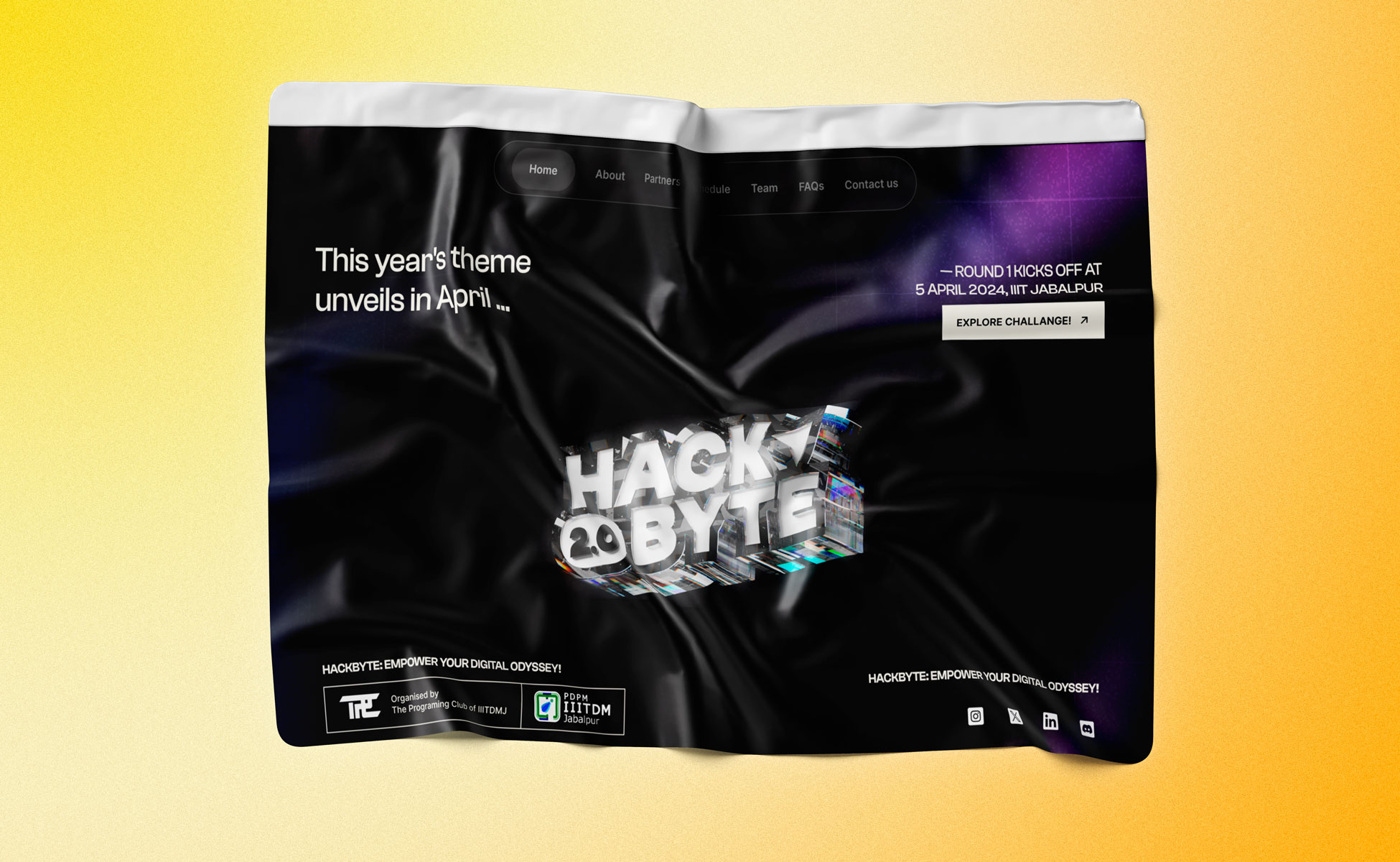 HackByte - IIITDMJ Hackathon