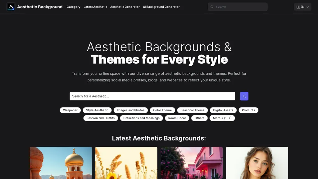 Aesthetic Background - AI Tool Review & Pricing | AI Tools Directory