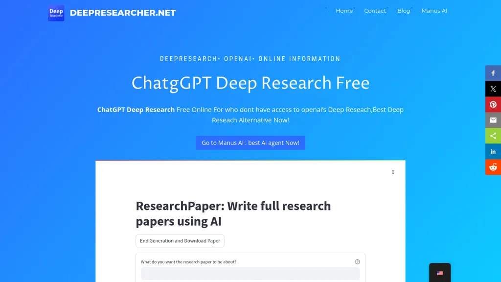 Deep Research - AI Tool Review & Pricing | AI Tools Directory
