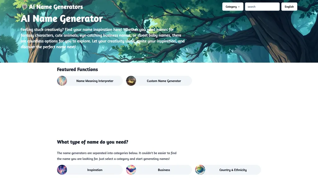 Ai names generator - AI Tool Review & Pricing | AI Tools Directory