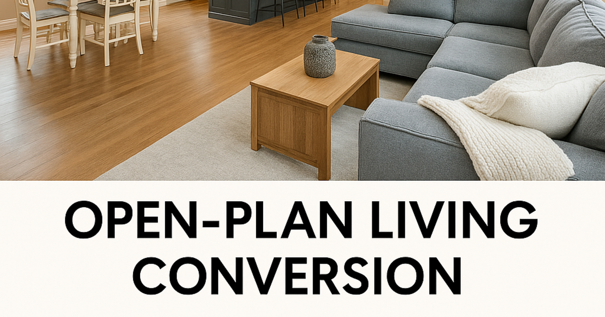 Open Plan Living Conversion | Home Extension and Renovation | MGR ...