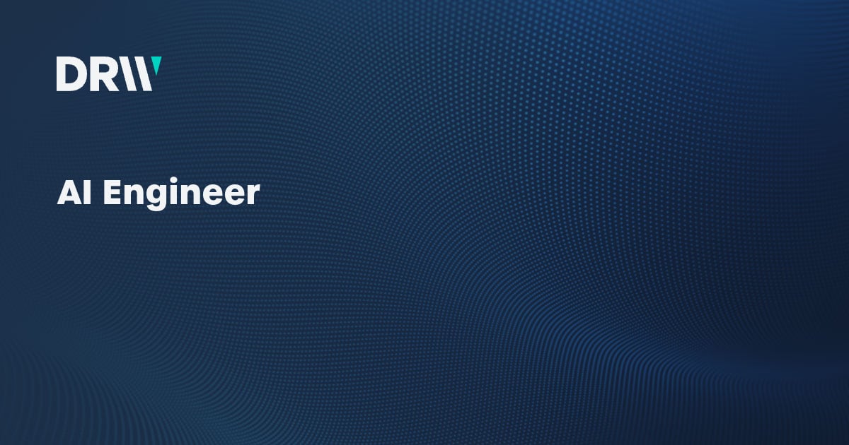 AI Engineer | DRW