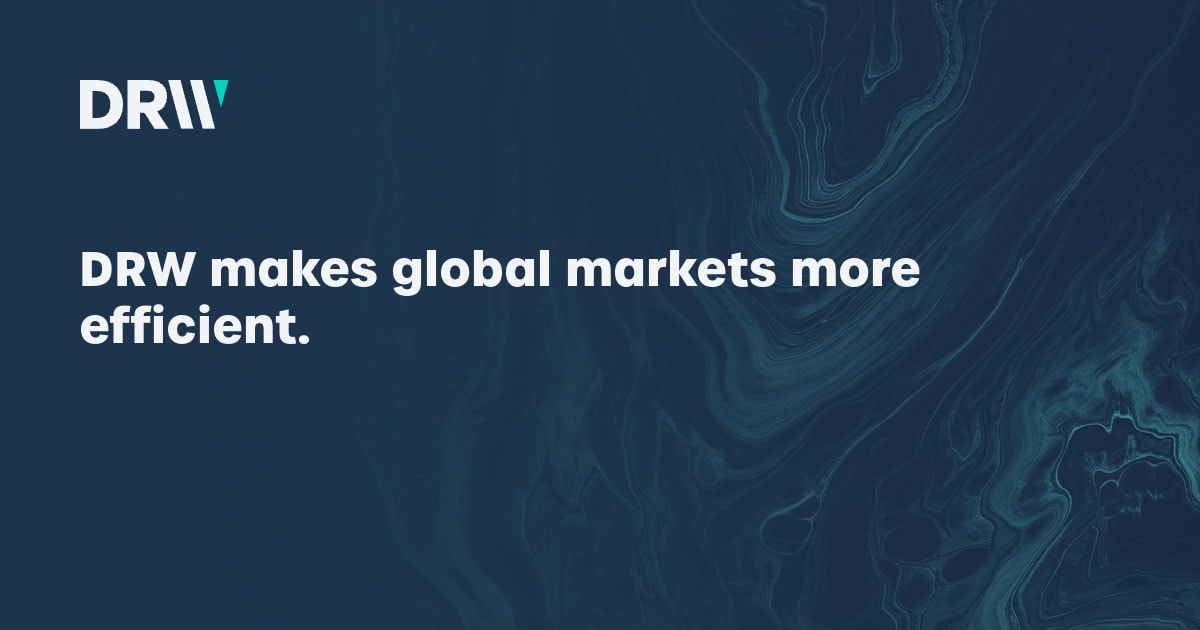 DRW makes global markets more efficient. | DRW