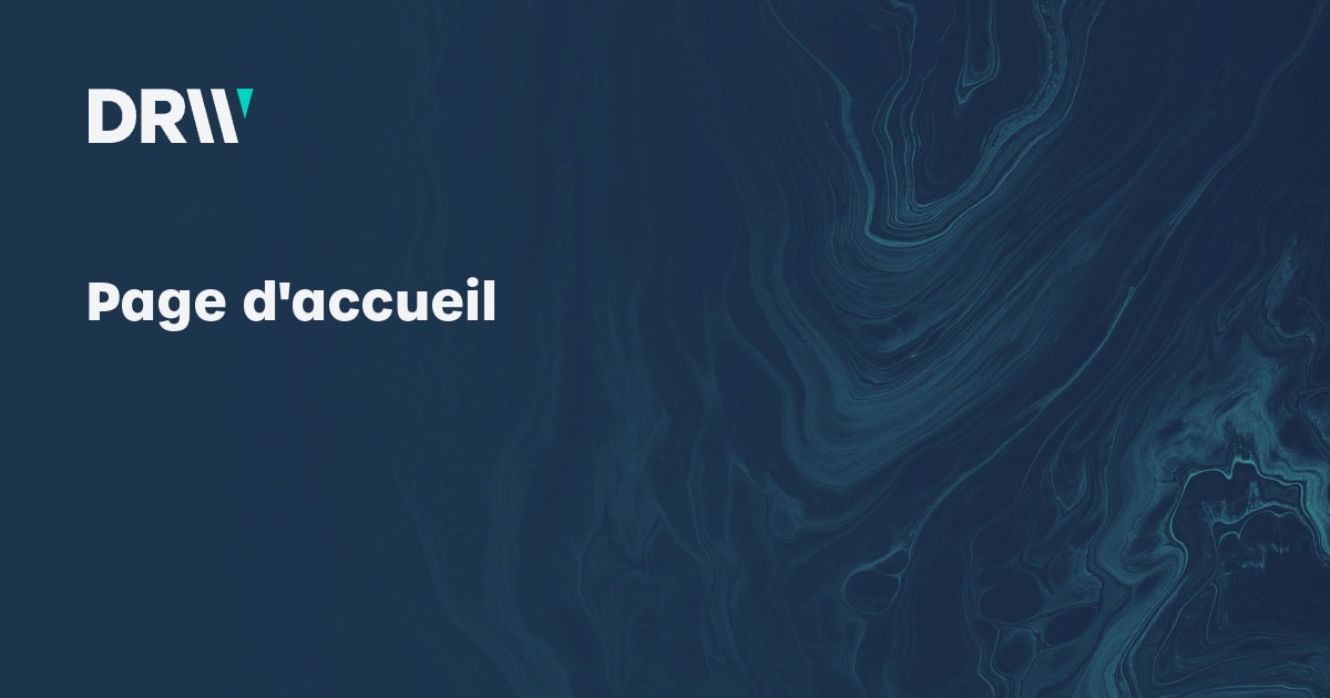Page d'accueil | DRW