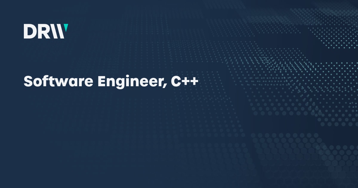 Software Engineer, C++ | DRW