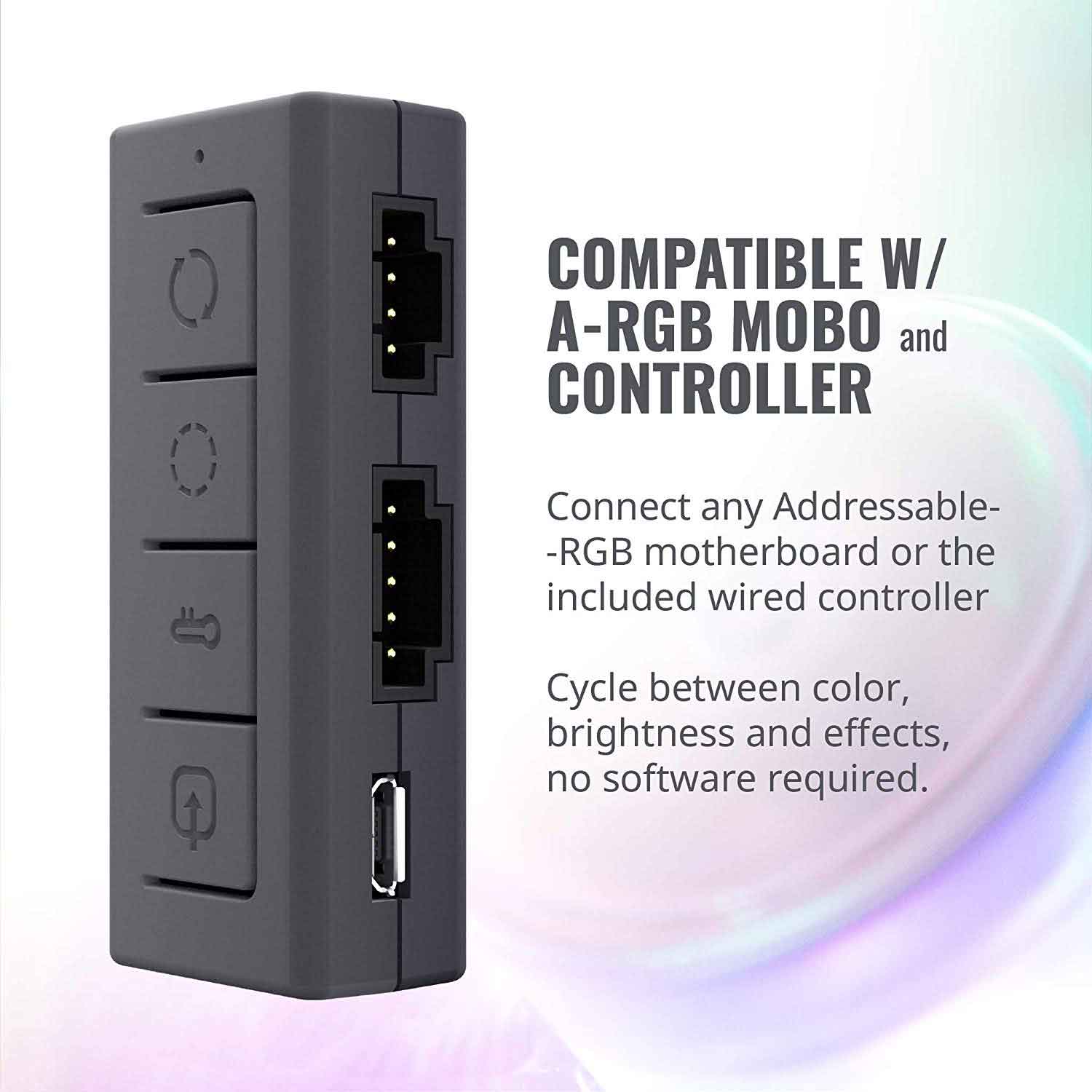 Cooler Master MasterFan MF120R ARGB 3 IN 1 with Controller - Compu Fast