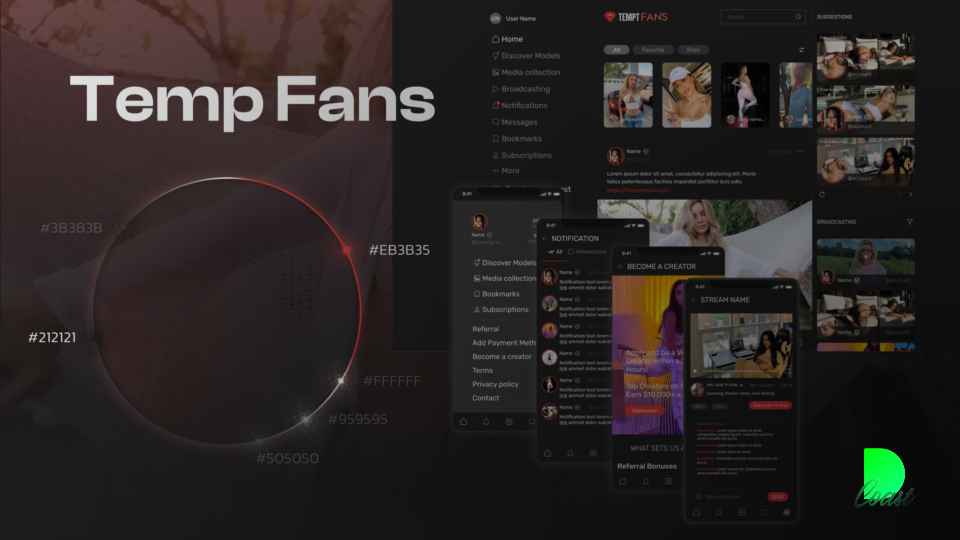 DСoast - TemptFans case