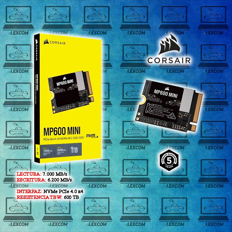 LEXCOM - SSD M.2 1TB CORSAIR MP600 MINI
