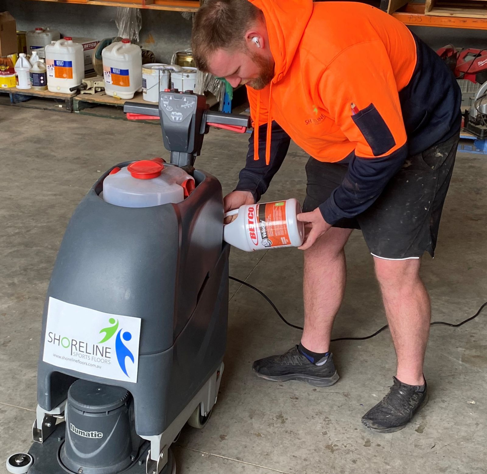 Chemical Scrub | Shoreline Sports Floors