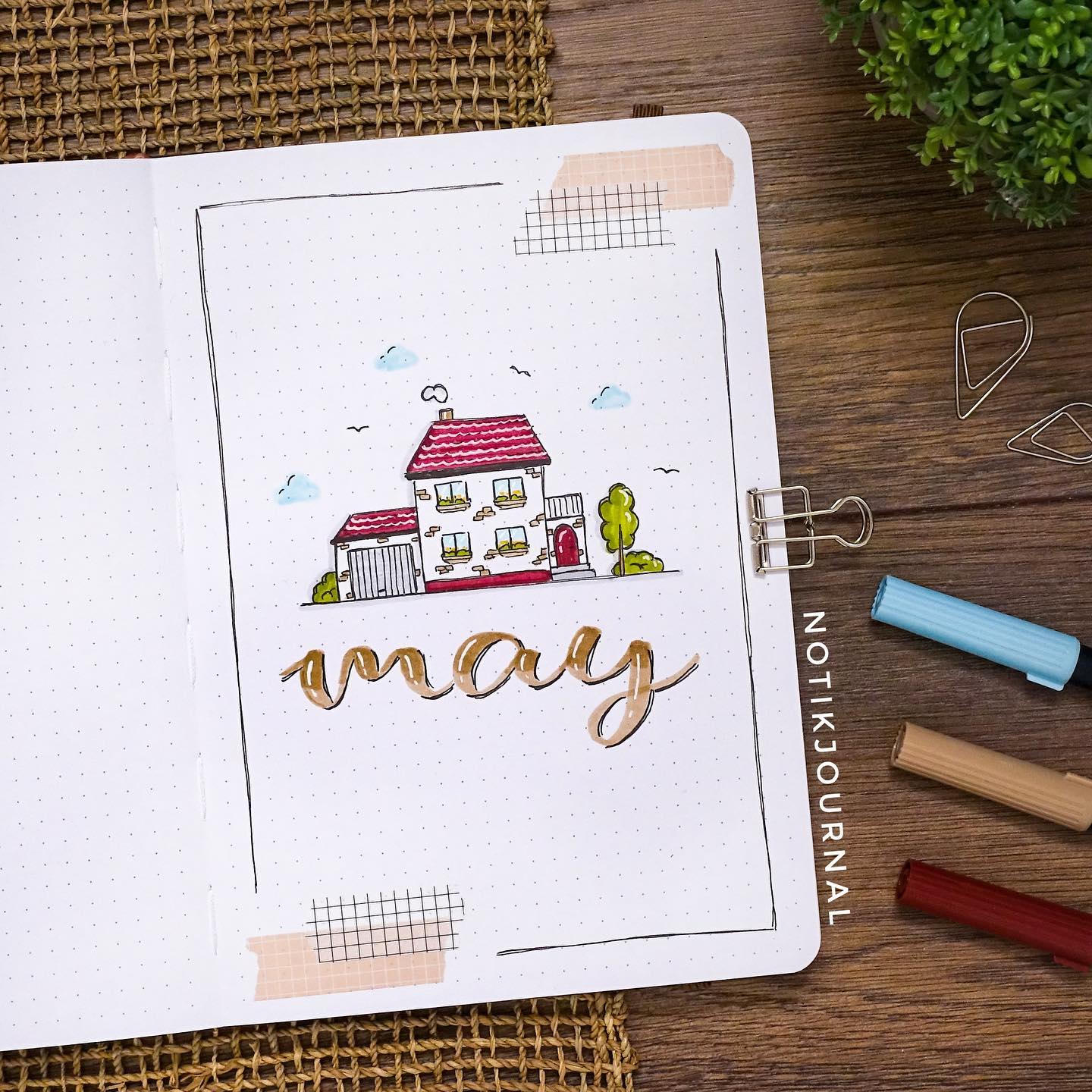 50 Bullet Journal May Cover Page Ideas to Inspire You