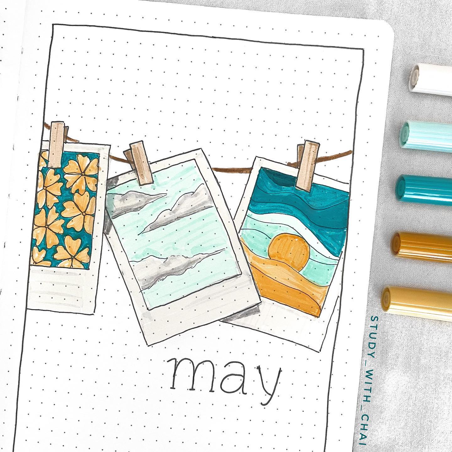 50 Bullet Journal May Cover Page Ideas to Inspire You