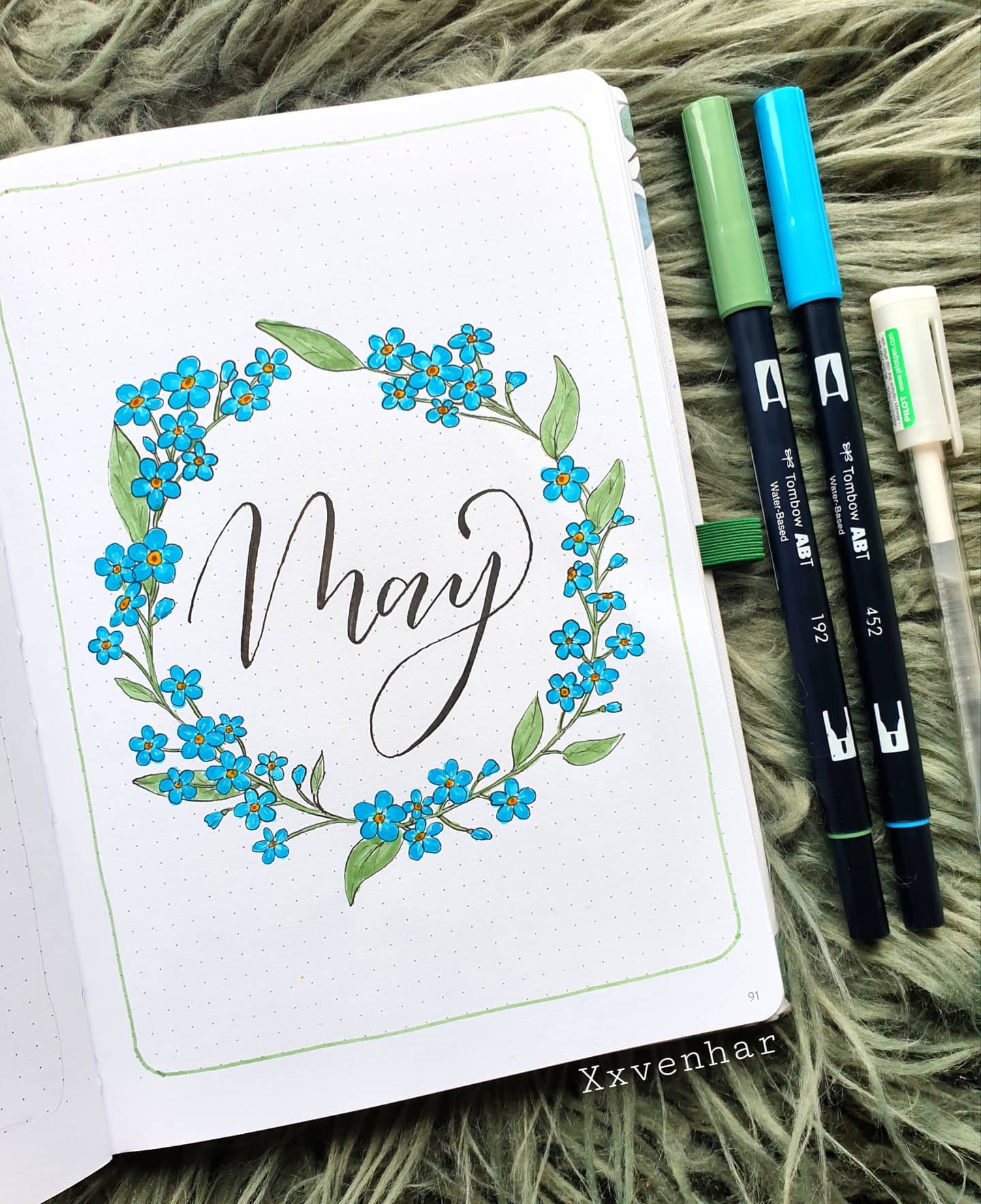 50 Bullet Journal May Cover Page Ideas to Inspire You