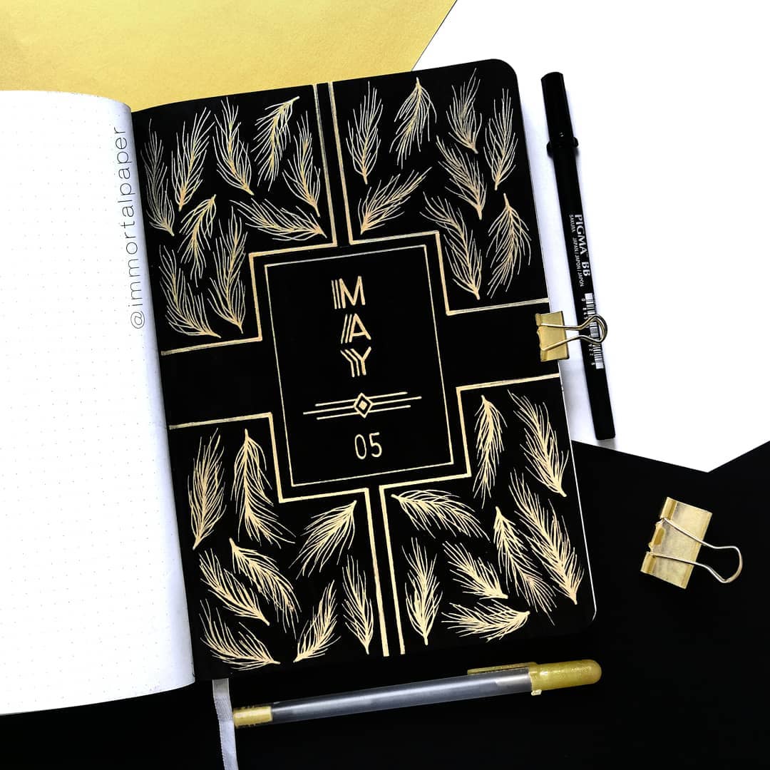 50 Bullet Journal May Cover Page Ideas to Inspire You