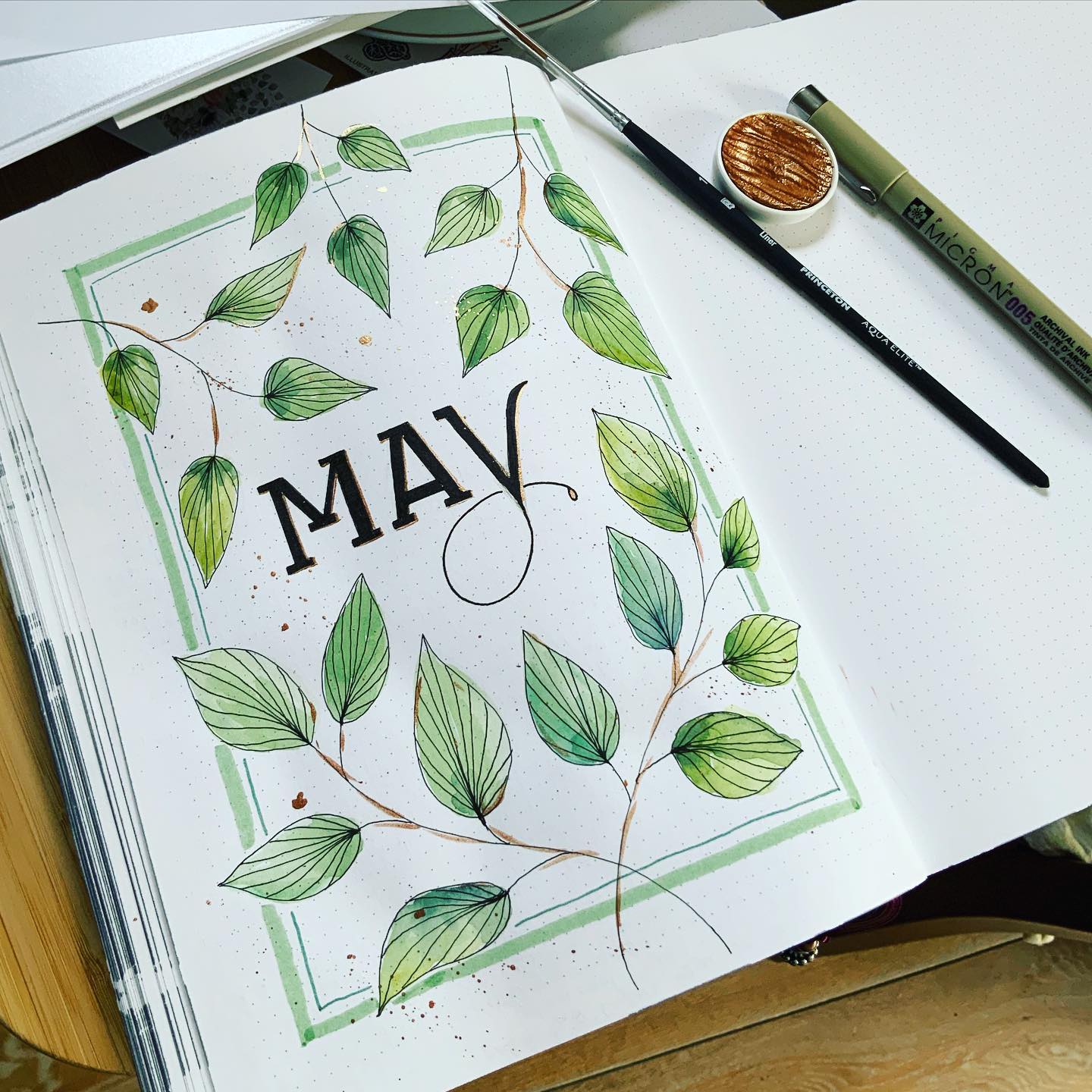 50 Bullet Journal May Cover Page Ideas to Inspire You