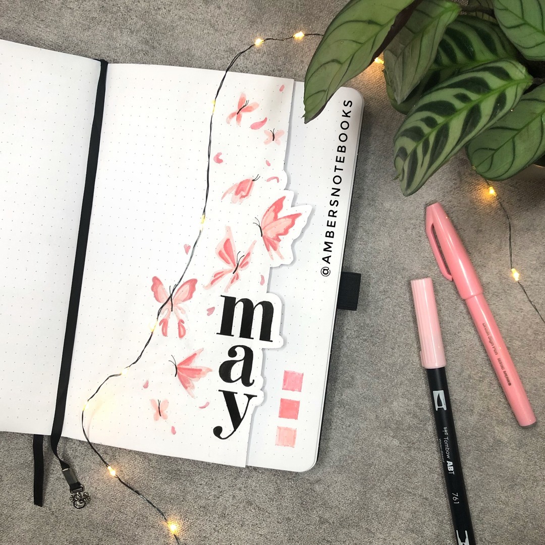 50 Bullet Journal May Cover Page Ideas to Inspire You