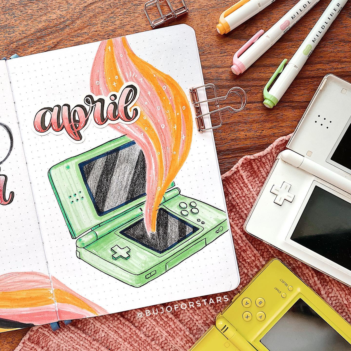 50 Bullet Journal April Cover Page Ideas to Inspire You