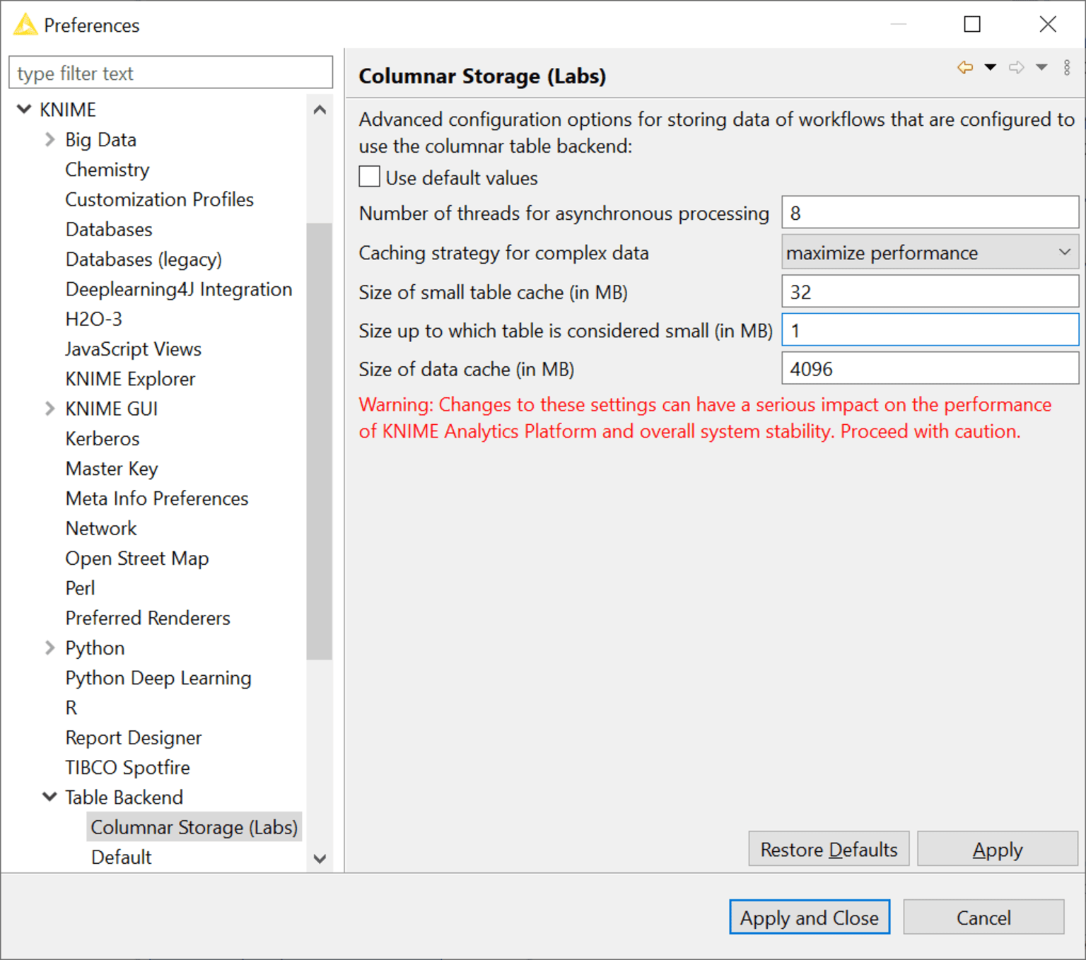 KNIME Columnar Table Backend Boosts Performance | KNIME