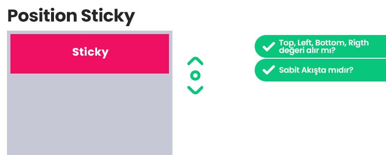 CSS Posizyonlar | Absolute, Fixed, Relative, Static, Sticky | Tercih ...