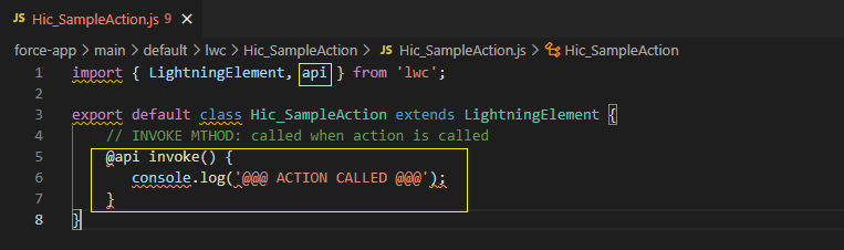 Call LWC from Quick Action in Salesforce - HIC Global Solutions