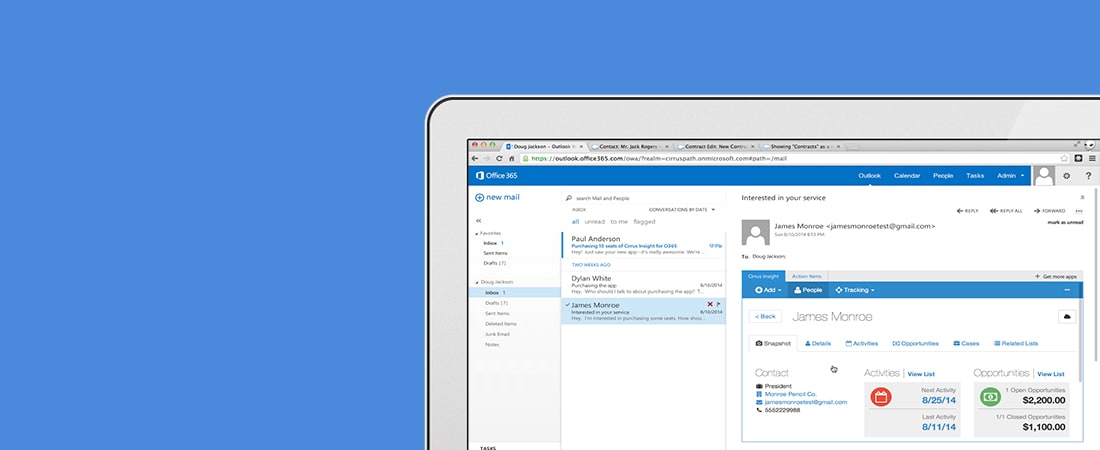 Cirrus Insight: Maximize your Email inbox and calendar