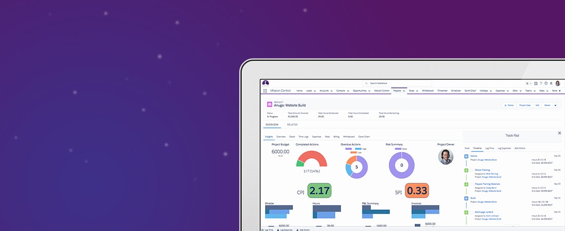 Mission Control Salesforce: Managing projects over the Cloud