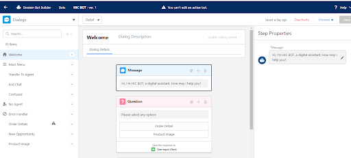 How to integrate LWC in Chatbot - HIC Global Solutions