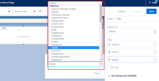 How to Edit, Delete & Create Lightning record page tabs - HIC Global ...