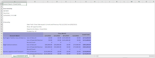 How To Export Salesforce Reports to Excel