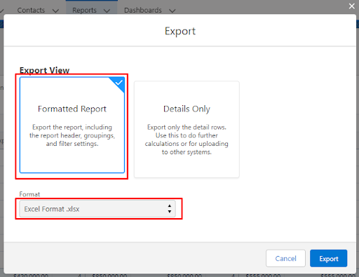How To Export Salesforce Reports to Excel
