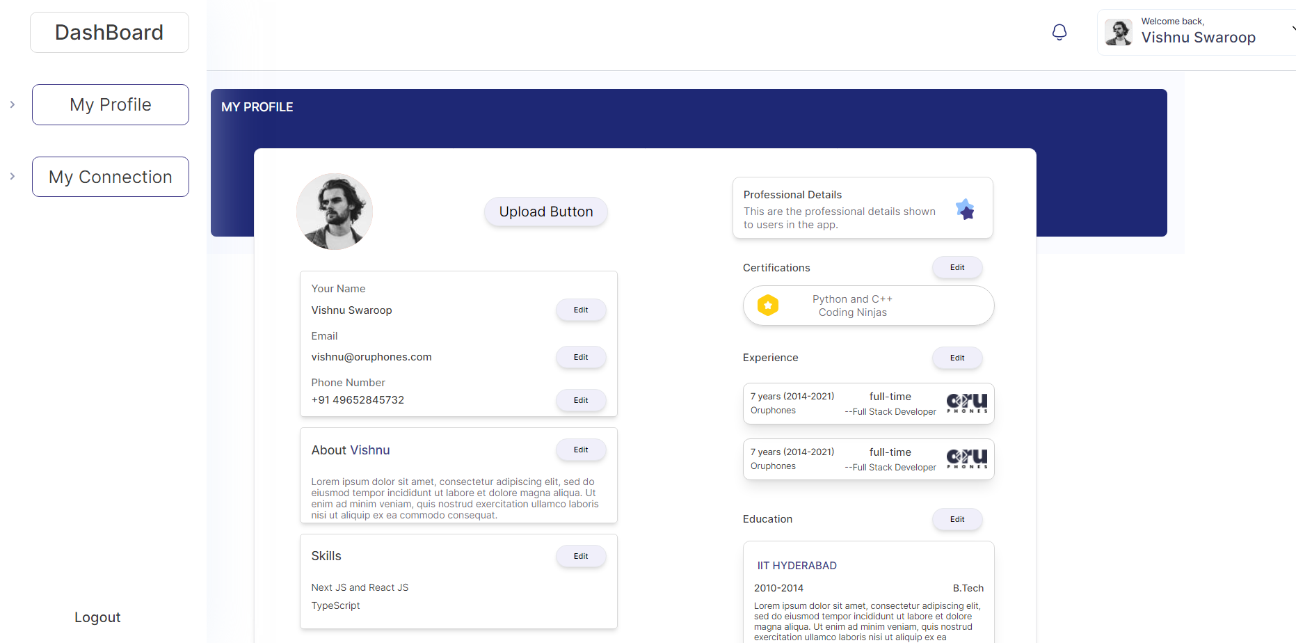 GitHub - RishabhGithub7348/Resume_Profile_Builder: A web-based application that allows users to ...