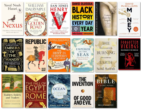 New history books in September 2024