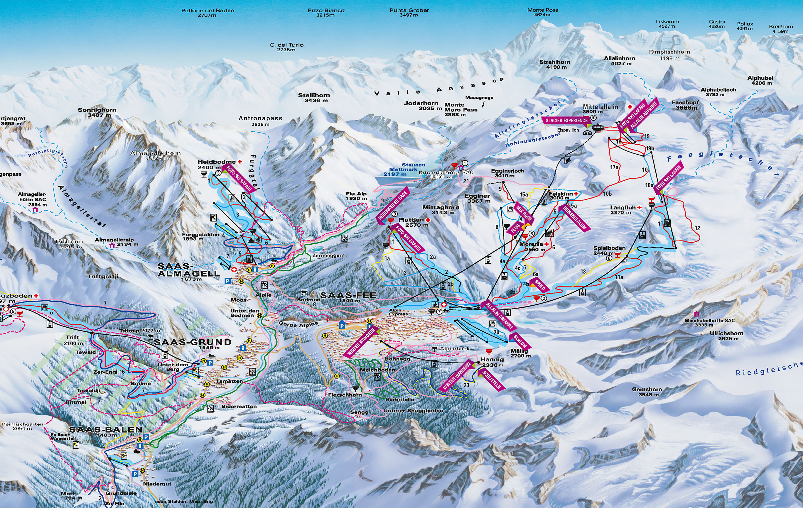 Ski, Wellness & Hiking - Saas-Fee, Switzerland