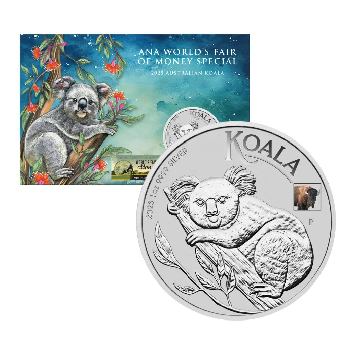 2025 1oz Australia ANA World Fair of Money Special Australian Koala ...