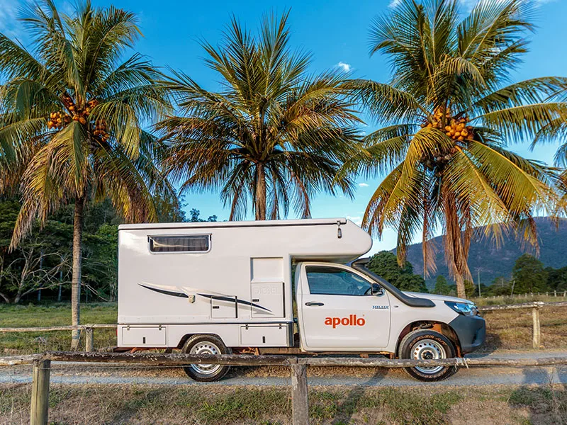 Campervan hire | Apollo Adventure Camper 4wd | Happy Travels